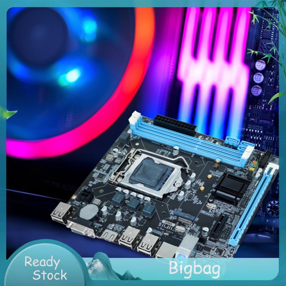 [bigbag.ph] H61 Motherboard 16GB Micro-ATX Desktops MainBoard LGA1155 Socket I3/I5/I7 CPU ...