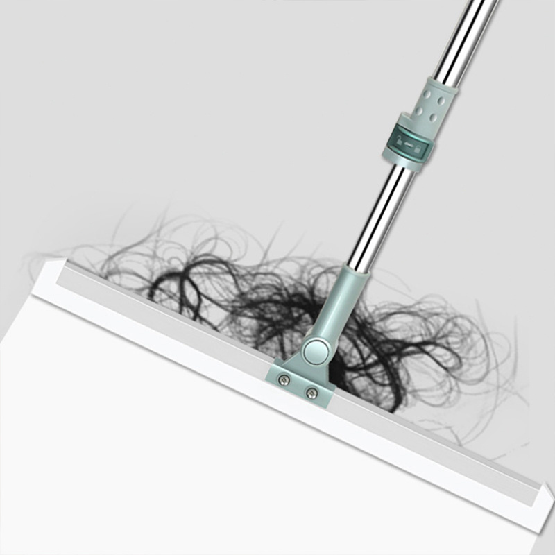 Floor Scraping Silicone Broom Retractable Broom To Clean The Floor ...