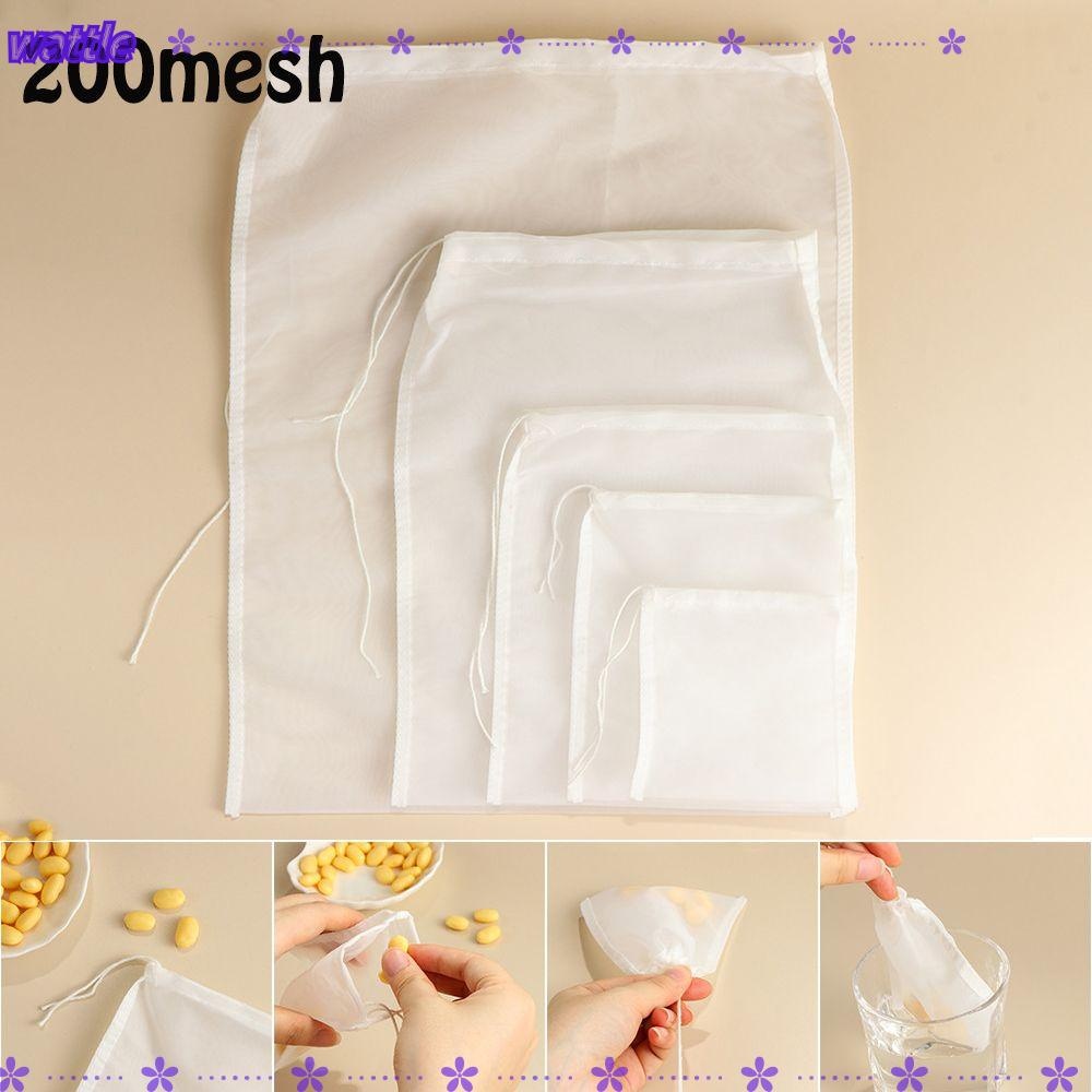WATTLE 200mesh Nut Milk Bag All Purpose Food Special Cooking Colander ...
