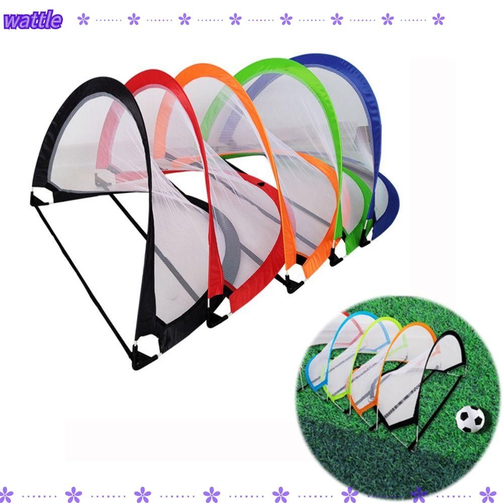 WATTLE Soccer Nets, with Carrying Pop Up Soccer Goals Set, Portable ...