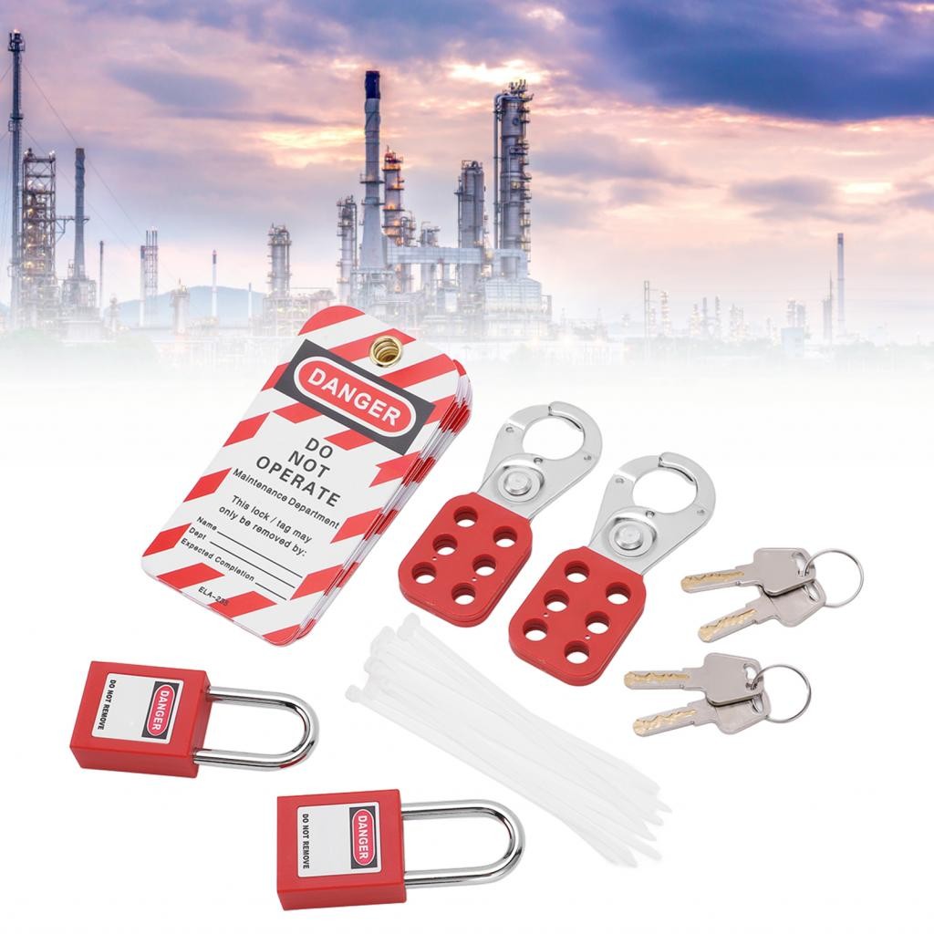 Supergoodsales Electric Kit Strong Portable Red Lockout Tagout ...
