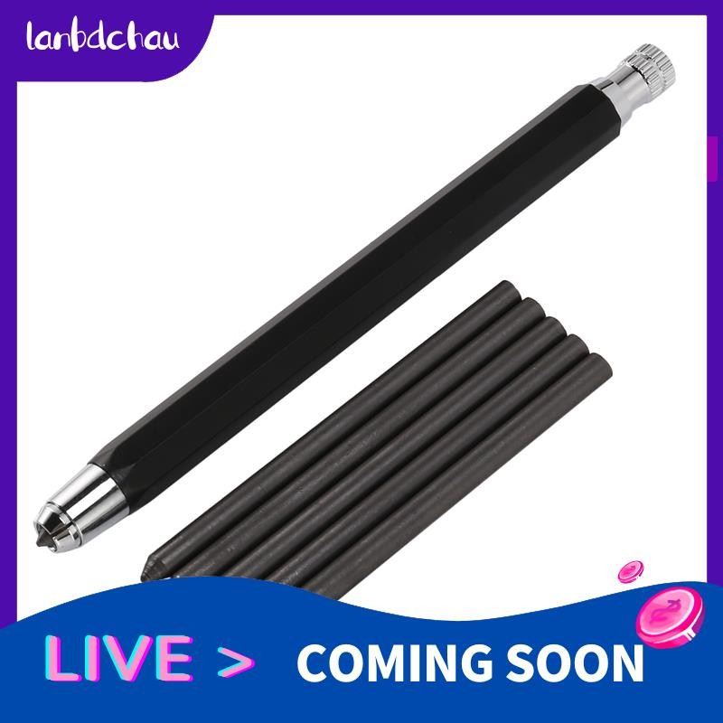 1 Set 5.6mm Metal Lead Holder Automatic Mechanical Graphite Pencil for ...