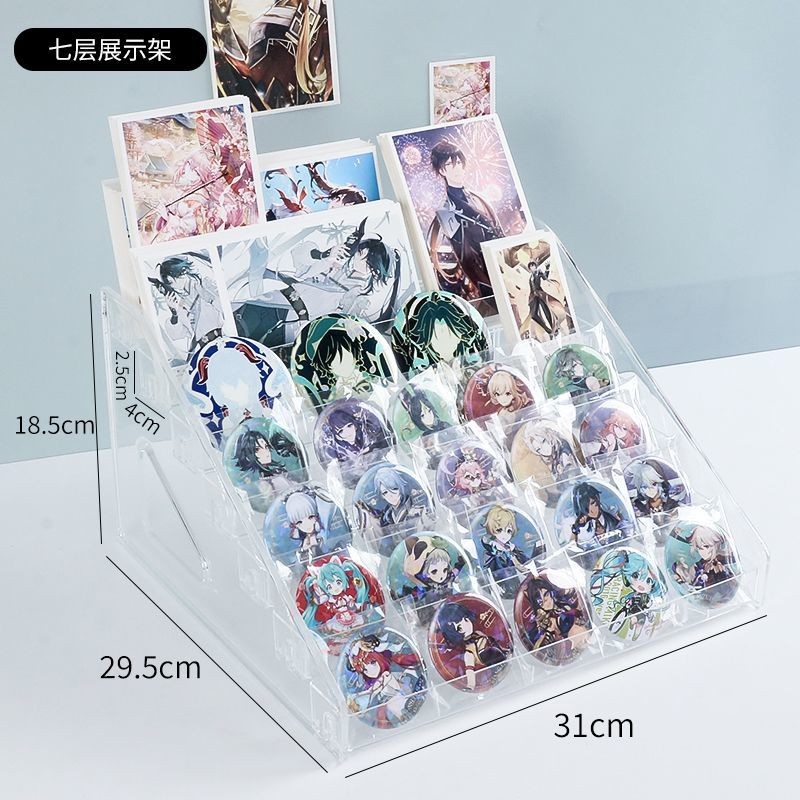 Bar Display Stand Step-Type Standee Millet Anime Peripheral Badge Shelf ...