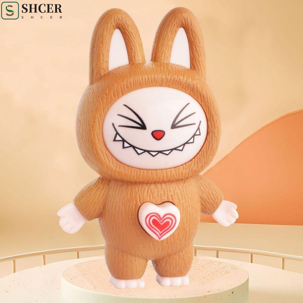 SHCER Labubu Face Changing Doll, Face Change Interactive Face Changing ...