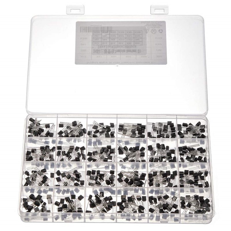 ENGLAB★ TO-92 Transistor Kit, 24 Types, 20pcs each, 9012 8050 ...