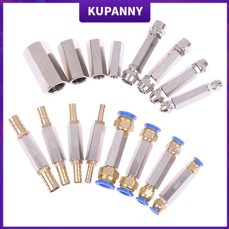 GG+Kupanny Pneumatic Check Valve OD Hose One Way Valve Air Compressor ...