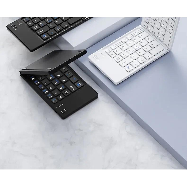 New Foldable Wireless Keyboard Slim Portable Bluetooth Keyboard ...