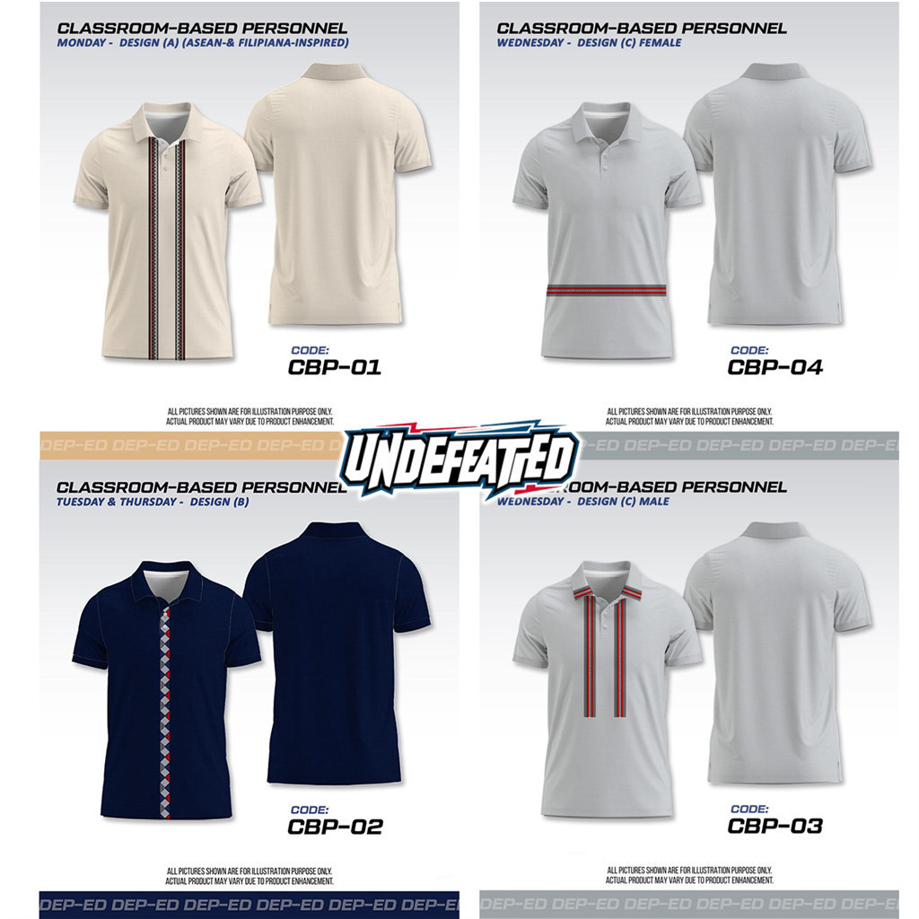 DEPED UNIFORM 2025 FULL SUBLIMATION DEPED POLO SHIRT FOR MEN AND WOMEN ...