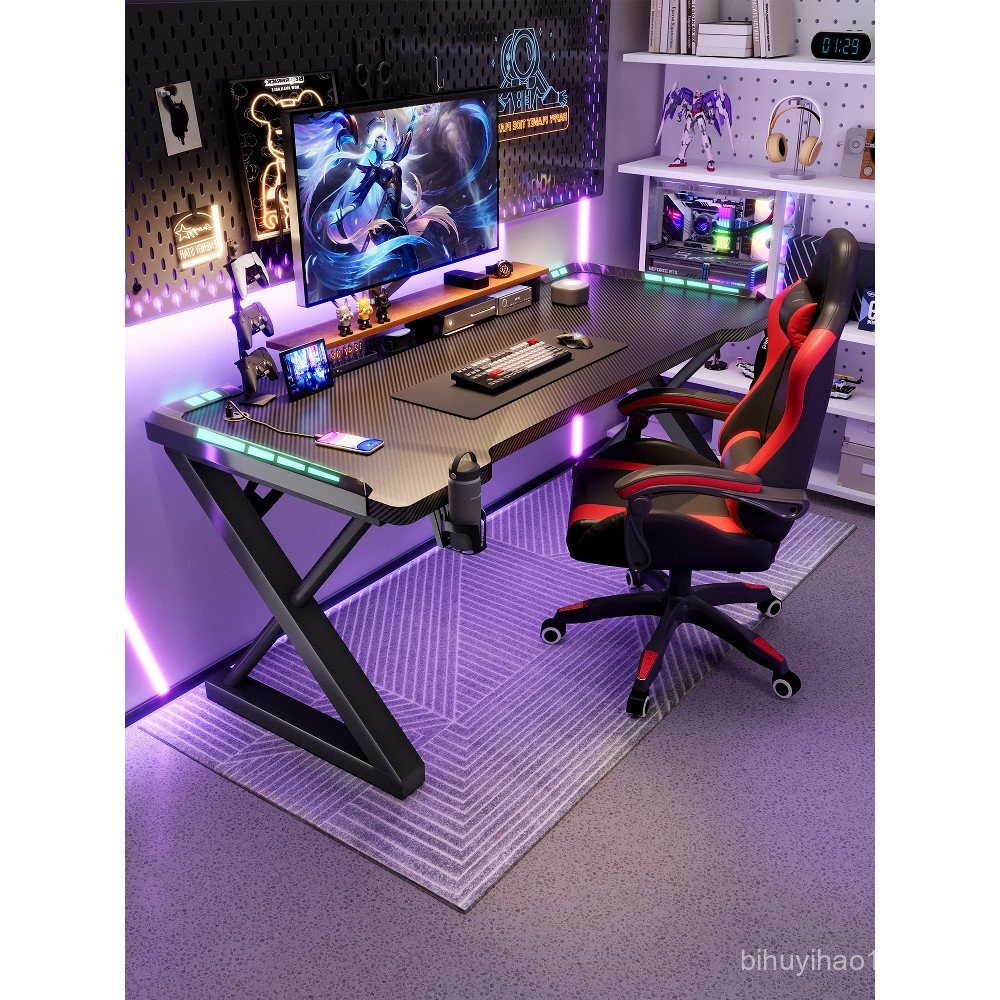 E-Sports Desk Desktop Computer Desk Bedroom Home Desk Office Desk ...