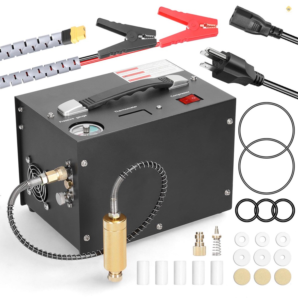 4500PSI Electric High Pressure Air Compressor with Barometer ...