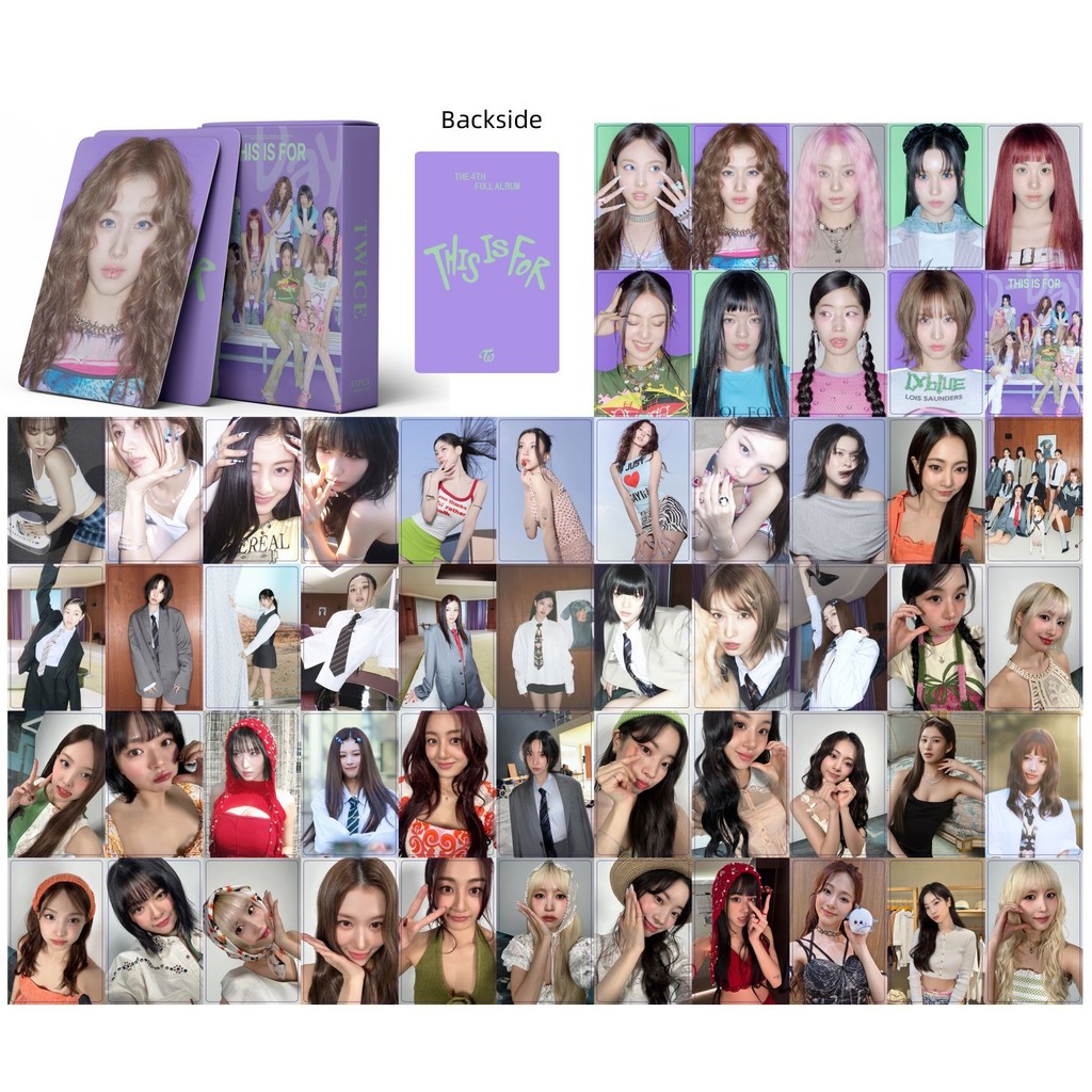 50-55pcs TWICE Photocards Laser Hologram Lomo Cards With You I GOT YOU MISAMO Nayeon Jeongyeon ...
