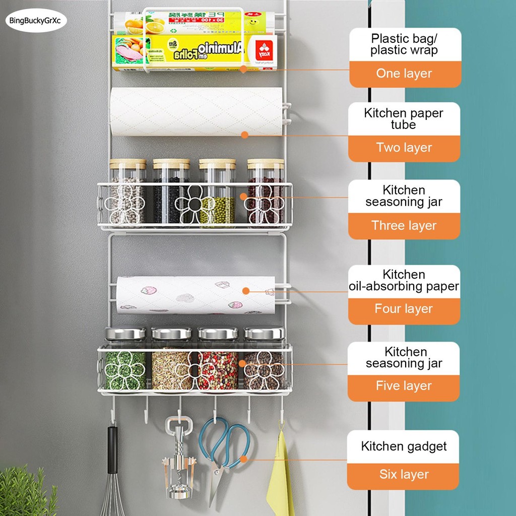 Refrigerator Organizer Rack Refrigerator Side Shelf Storage for ...