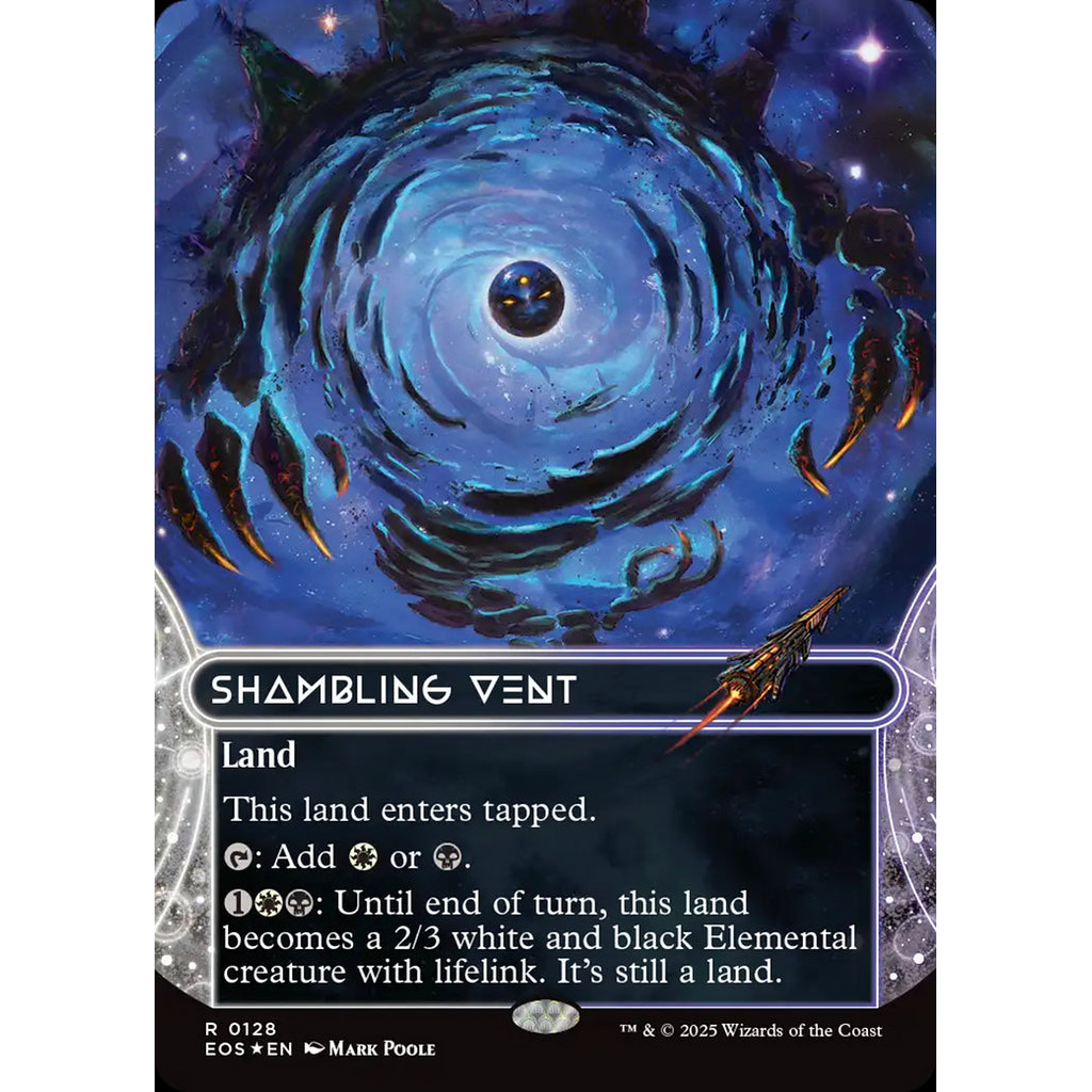 Shambling Vent (0128) (Borderless) (Galaxy Foil) [Edge of Eternities ...