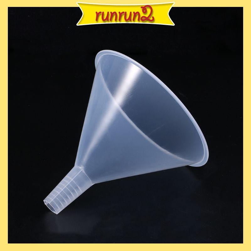 RUN 150mm Plastic White Transparent Funnel For Garage Car Liquids ...