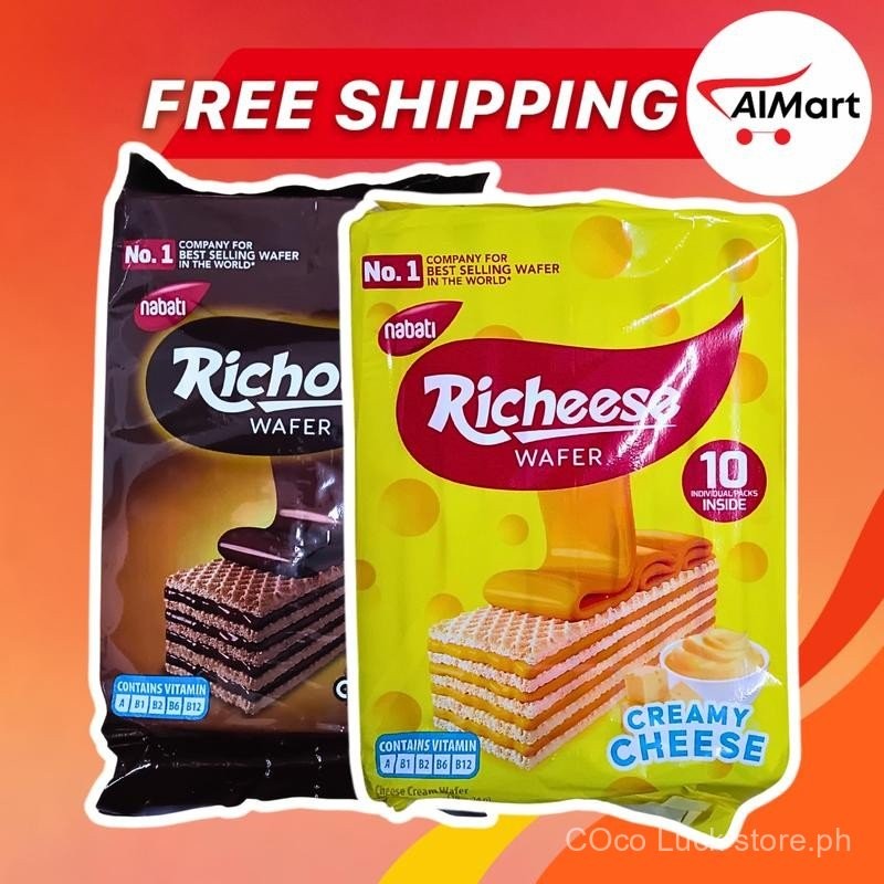 RICHOCO AND RICHEESE WAFER (10 INDIVIDUAL PACKS) (200 GRAMS) | Shopee ...