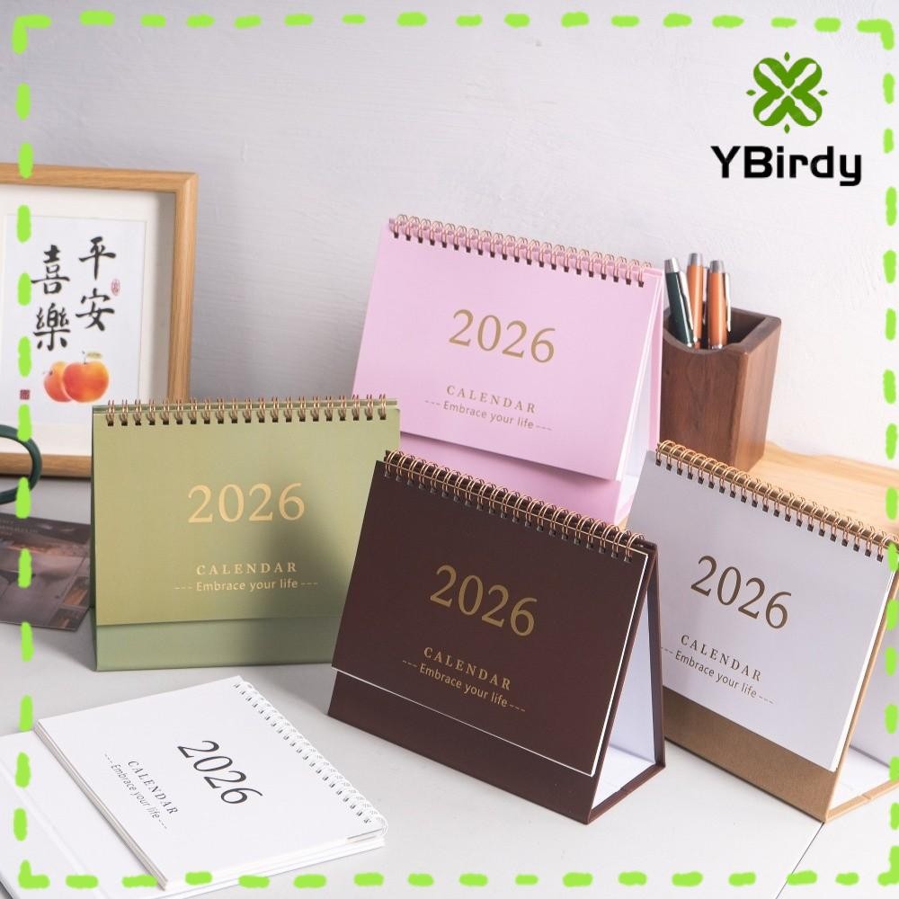 YRBWDYZDH 2026 Desktop Desk Calendar, Foldable Portable Table Calendar ...