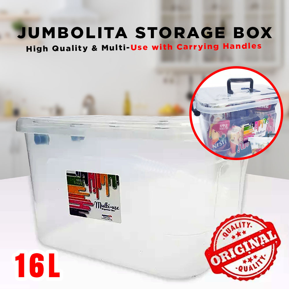 16L Multi-Purpose High Quality Storage Box with Handle NewbornClothing ...