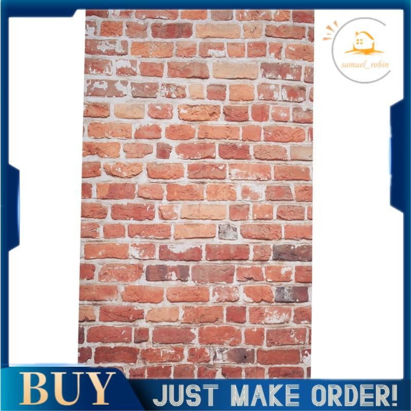 3x5ft Vinyl Vintage Red Brick Wall Studio Backdrop Photography ...