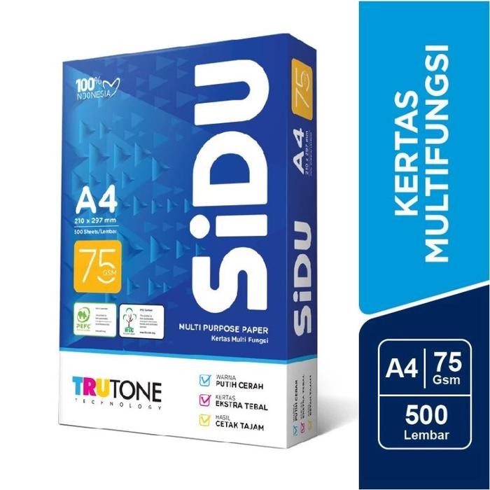 A4 HVS Photocopy Paper Side 75 gsm 500 sheets / ream rim | Shopee ...