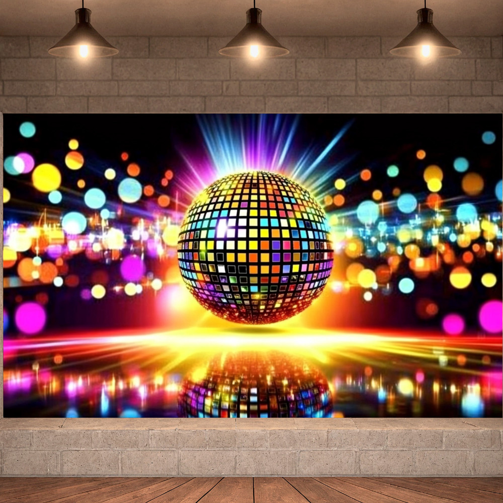 Disco Backdrop 70s Backdrops for Disco Party Retro Glow Party 70s 80s ...