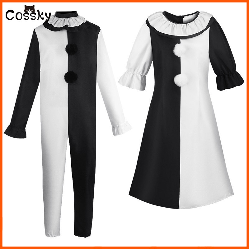 Terrifier Art The Clown Cosplay Costume Bloody Horror Clown Clothes ...