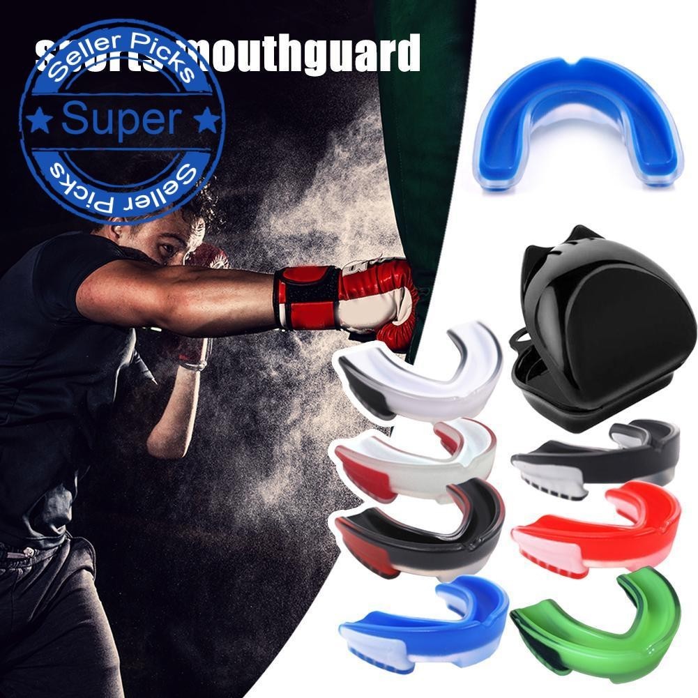 7 Colors Mouth Guard Teeth Protector Mouthguard Gum Sports Basketball ...