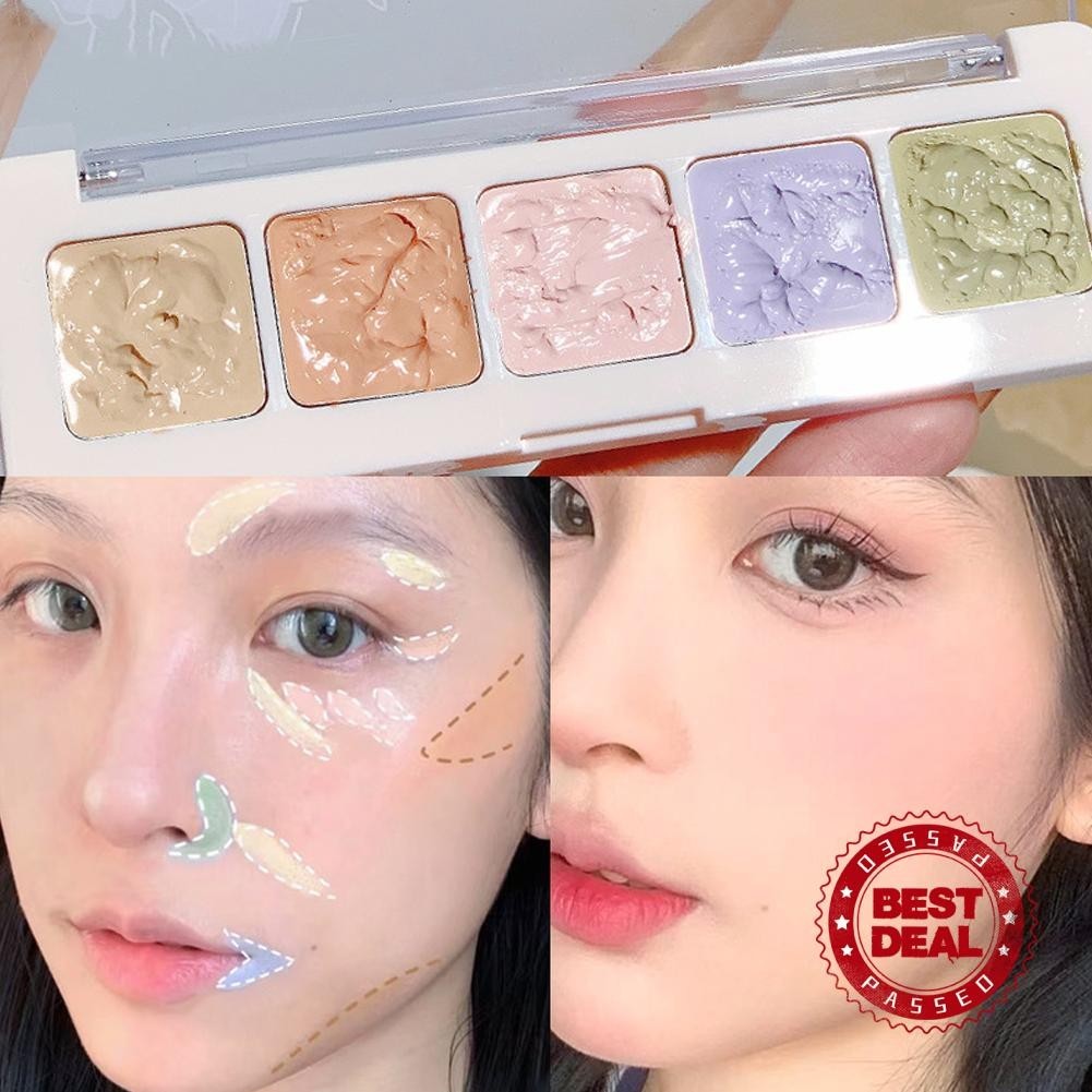 Xixi Five-color Concealer Palette Long Lasting High Lasting Coverage ...