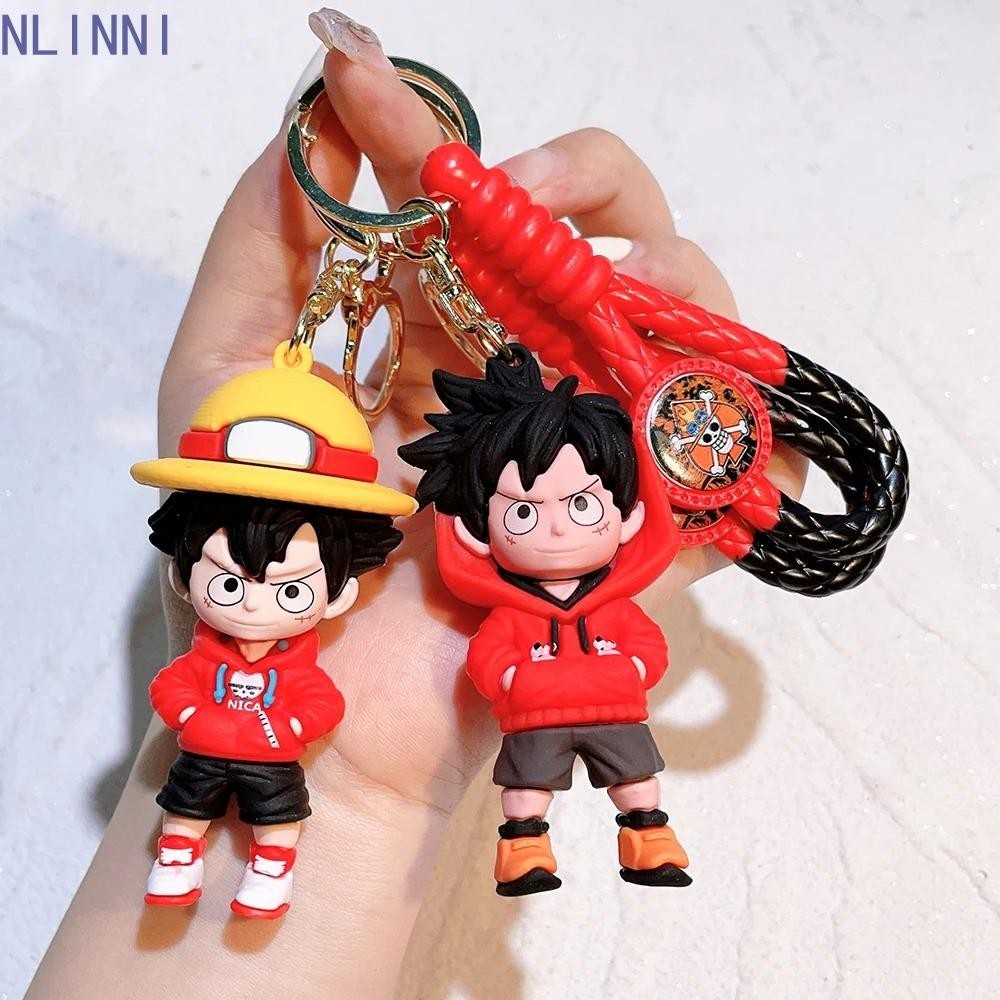 NLINNI Luffy Doll Key Chain, Chopper Ace Sauron Chopper Ace Key Ring ...