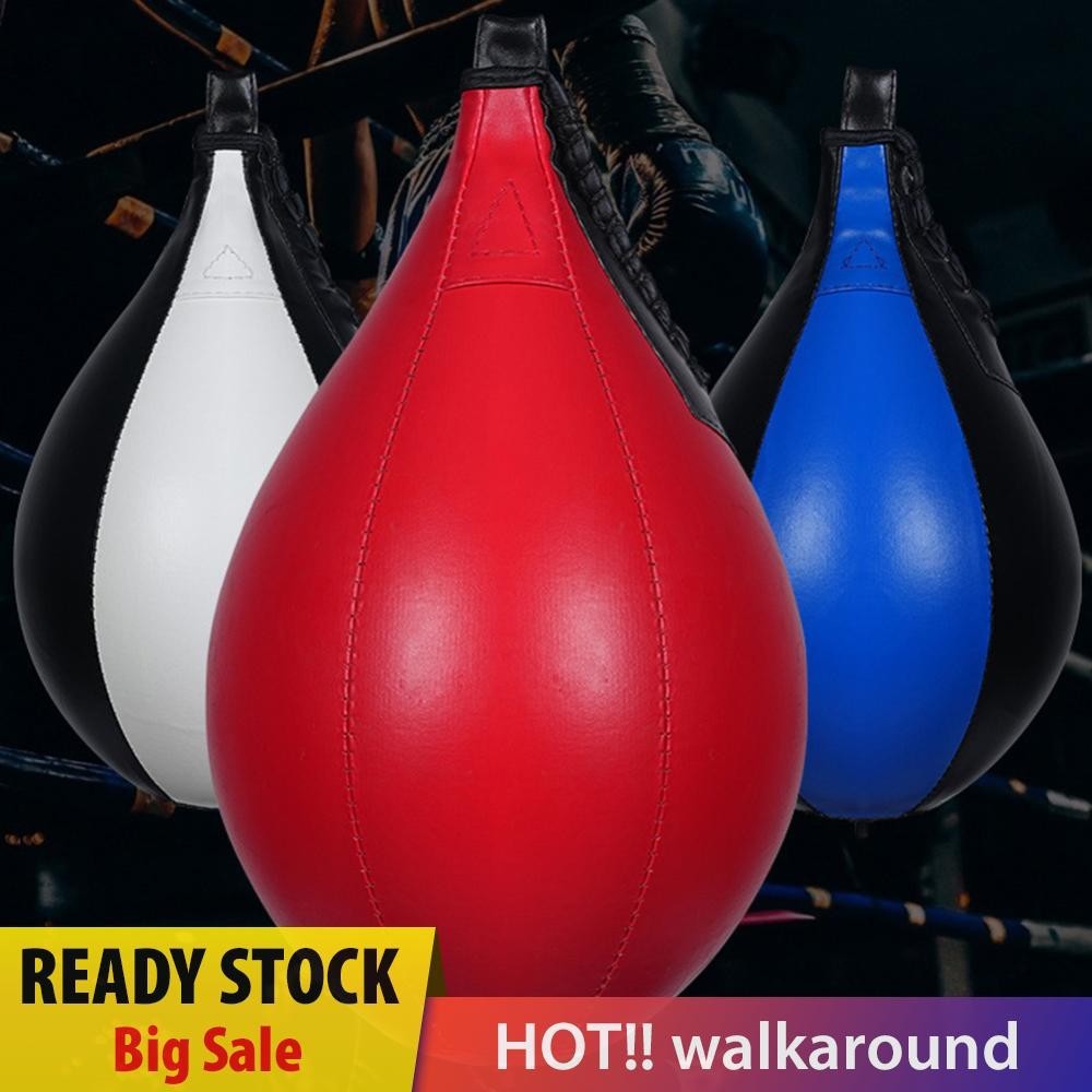 Boxing Speed Ball Hanging Punching Bag PU Leather Stress Relief Boxing ...