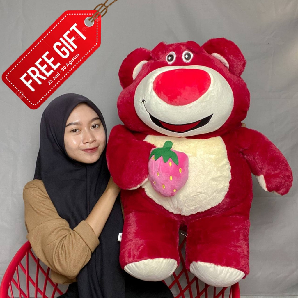 Miniso Doll Lotso Strawberry Doll Toy Story Lotso Bear Plush Toy Lotso ...