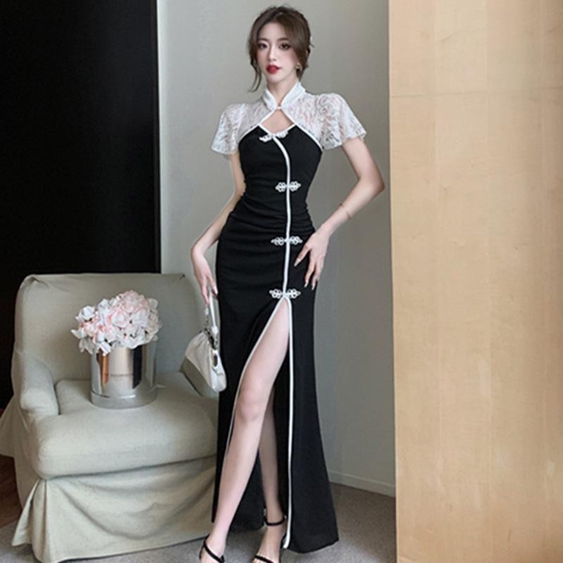 Fat mm150kg Large Size National Style Improved Cheongsam 2024 ...