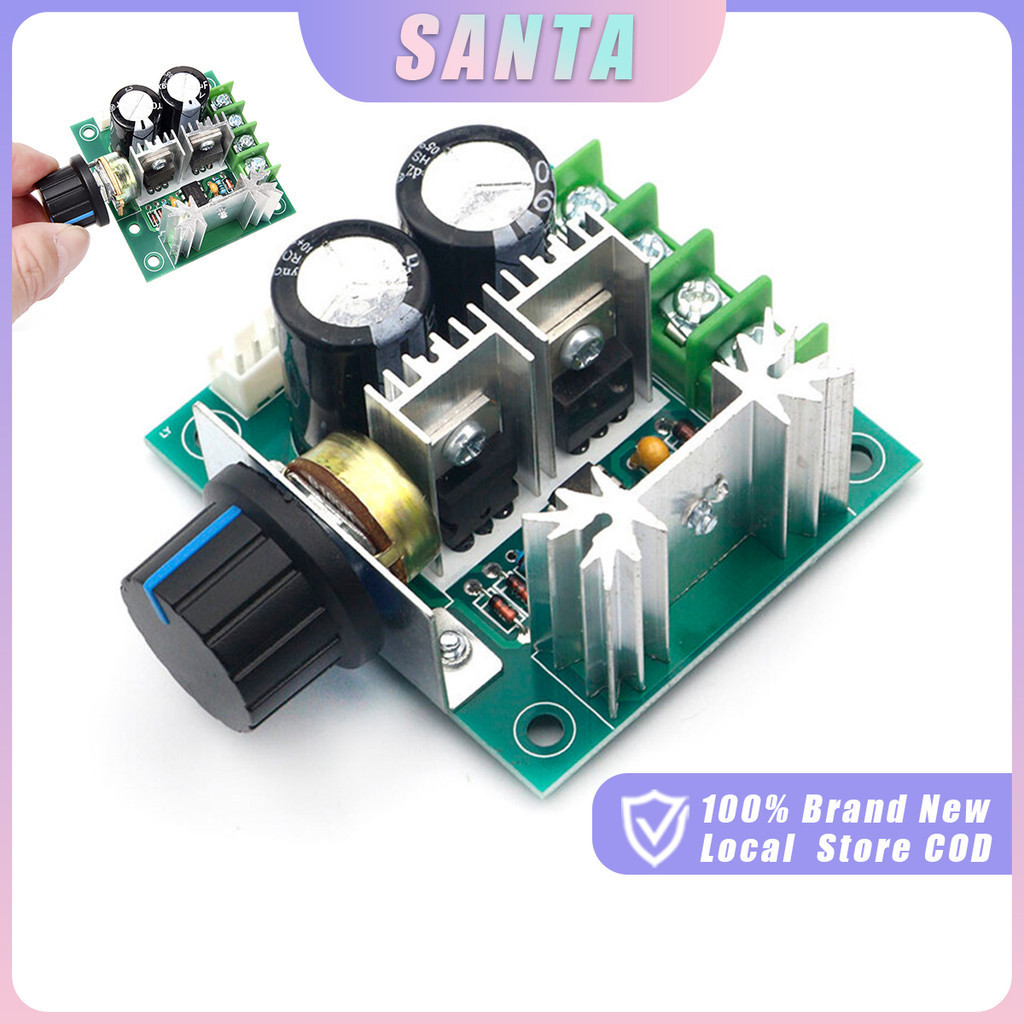 DC 12V-40V 10A PWM DC Motor Speed Control Switch 13KHZ Auto PWM DC Motor Speed Regulator ...