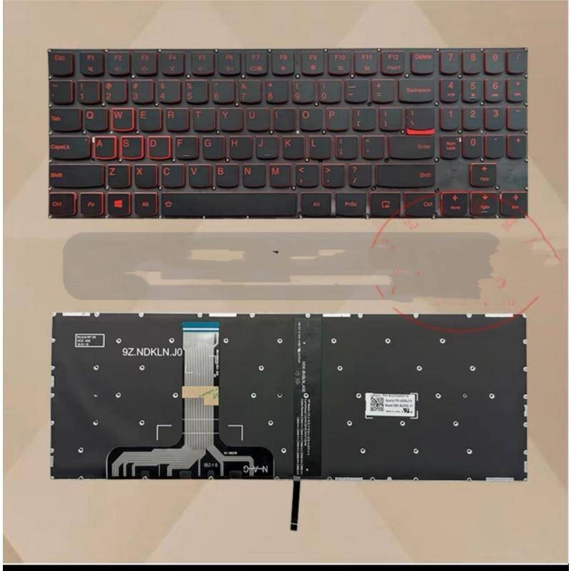 Lenovo Legion Y540-15IRH 81Q6 Y530-15ICH Laptop Keyboard | Shopee ...