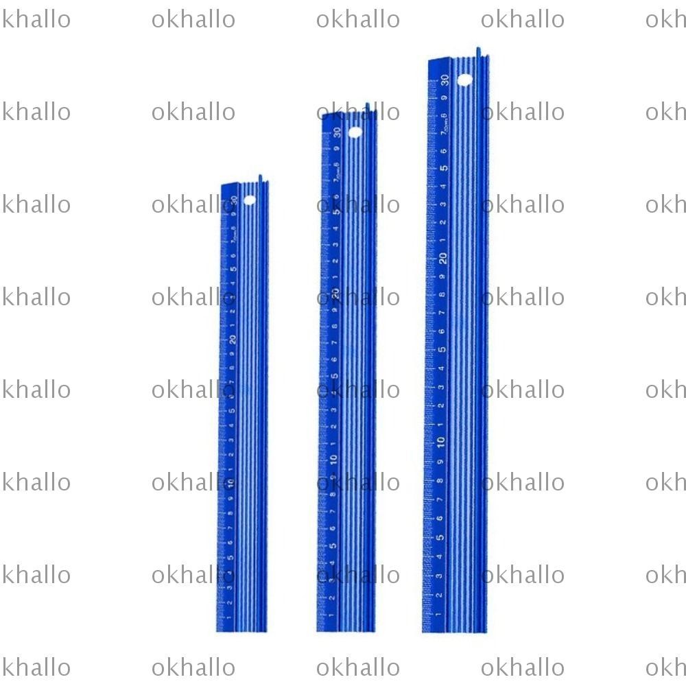 OKHALLO Straight Scale Ruler, Aluminum Alloy Straight Aluminum Alloy ...