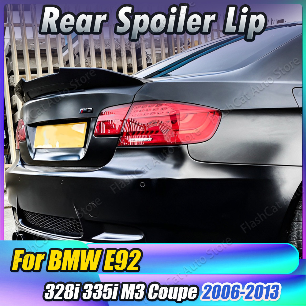 E92 PSM Style Car Rear Spoiler Wing Trunk Lip Tail Trunk Roof Spoiler ...