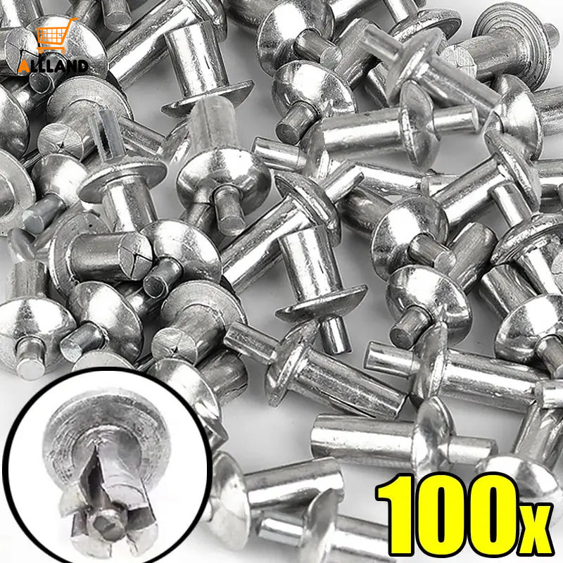 100/50/30PCS M5 Aluminum Alloy Expansion Rivets - Metal Rivetnut ...