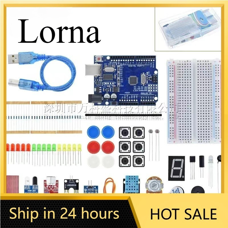 lorna Arduino Starter Kit for Arduino UNO R3 Provide Tutorial for ...
