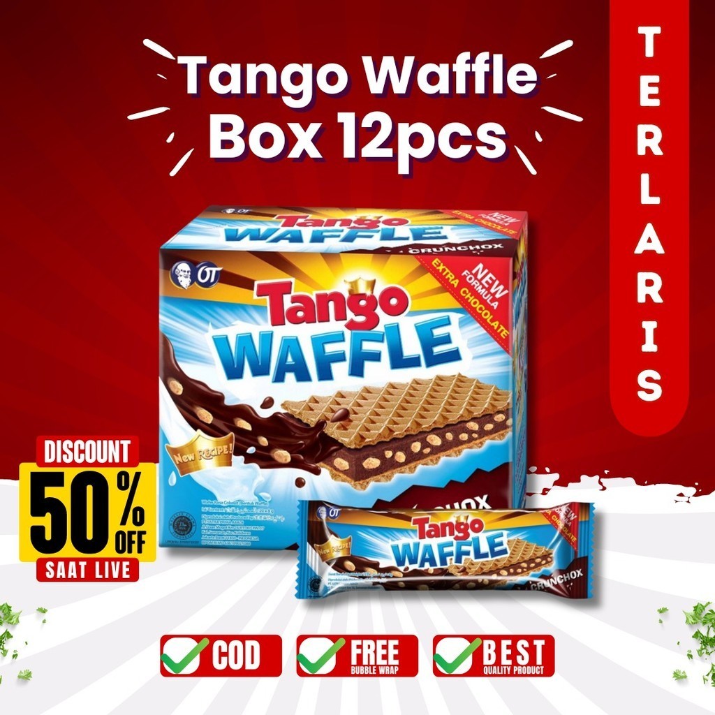 Tango Waffle Wafer BOX - Net 12pcs x 25 gr | Shopee Philippines
