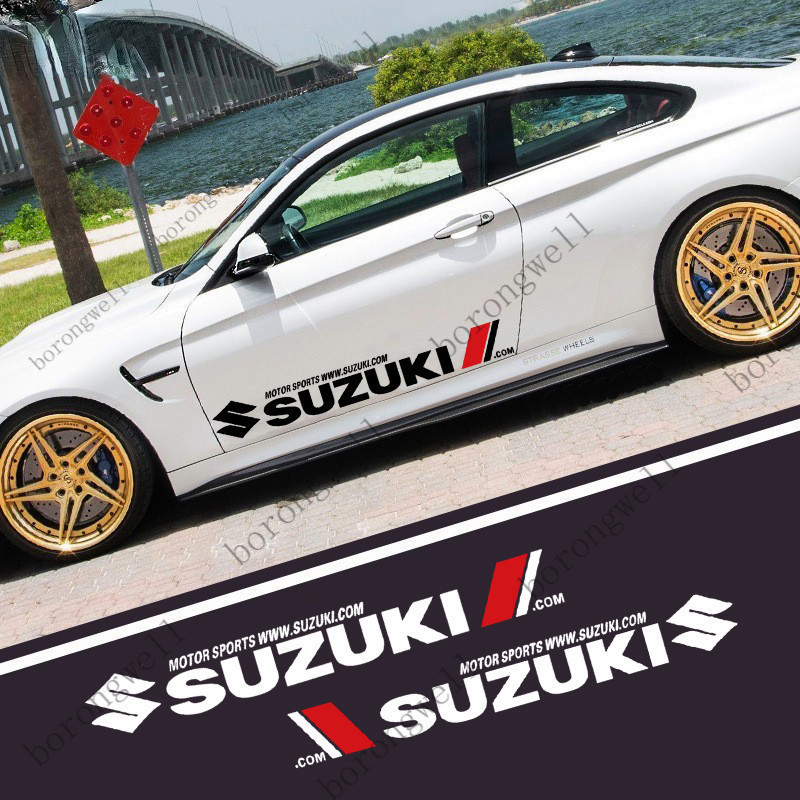 Suzuki Car Waterproof Stickers Auto Door Side Body Decor Decals Anti ...