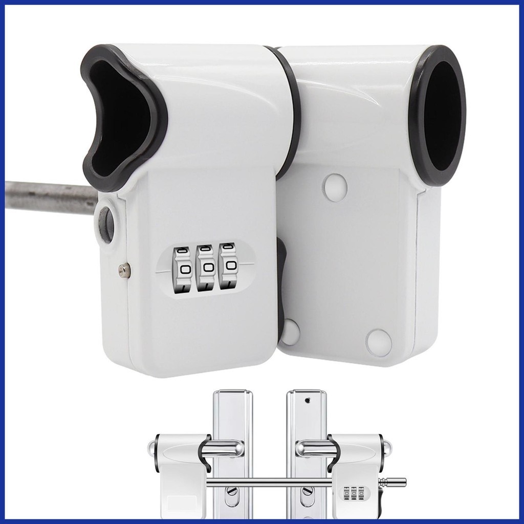 Double Sided Keyless Gate Lock 3-digit Cabinet Door Combination Lock ...