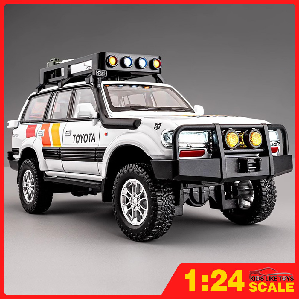 KLT 1:24 Land Cruiser LC80 Metal Alloy Toys Car Model Diecast Vehicle ...
