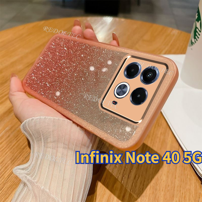 Case Infinix Note 40 5G 2024 Luxury Glitter Casing Infinix Note40 Note ...