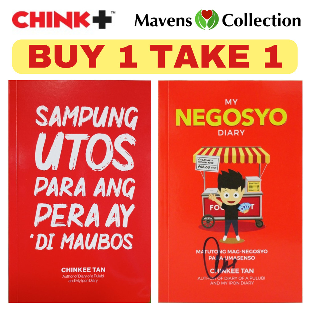 BUY 1 TAKE 1 Chinkee Tan books My Negosyo Diary + Sampung Utos Para Ang ...
