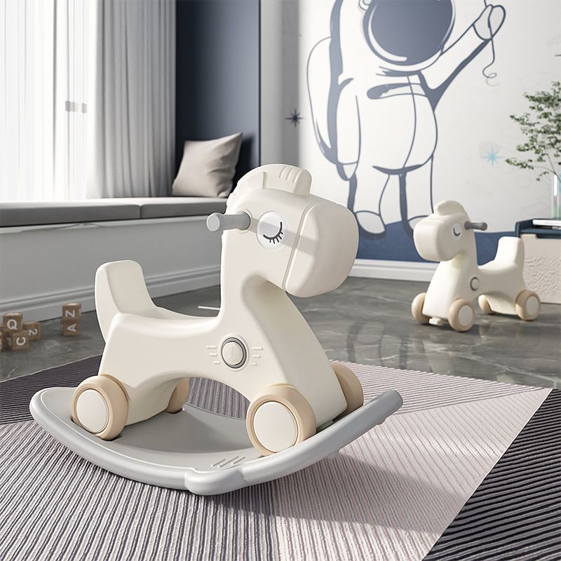 Rocking Horse Trojan Horse Children's Baby Rocking Horse 2-in-1 Year ...