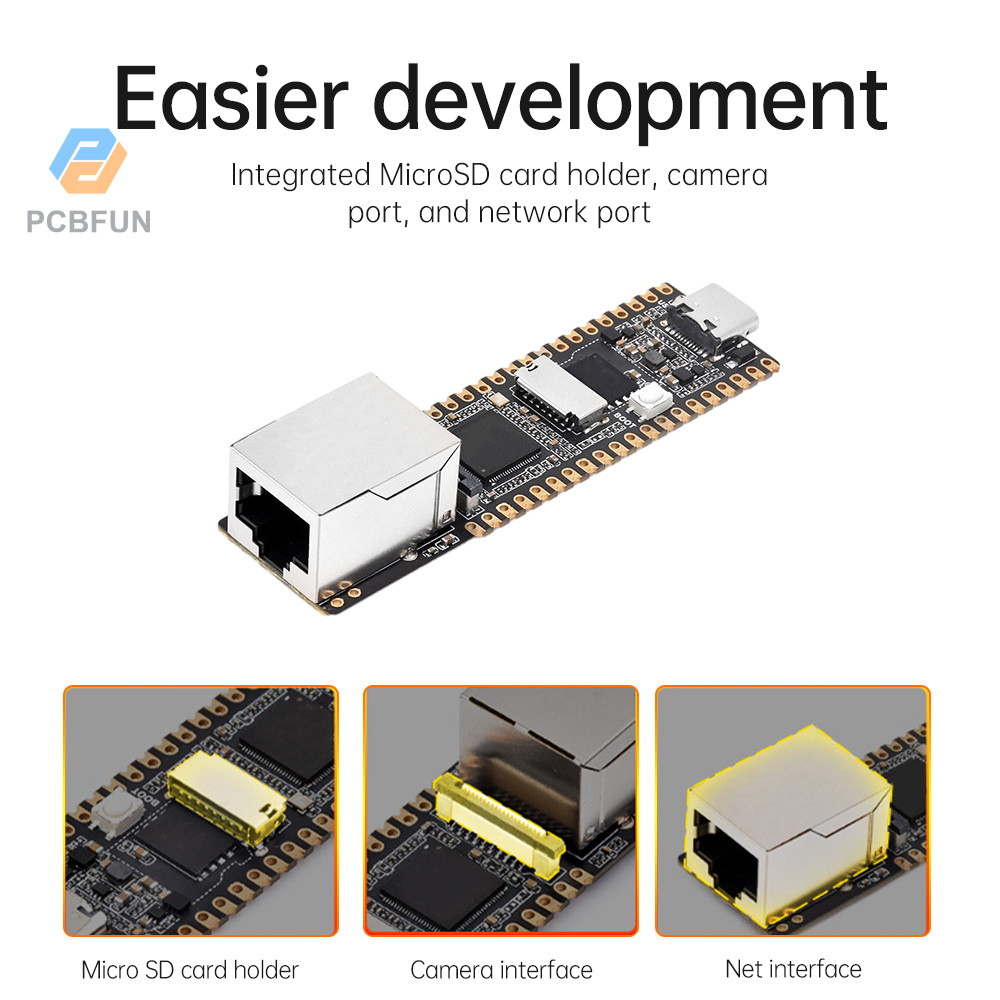 Pcbfun Luckfox Pico Plus Luckfox RV1103 Linux Development Board Cortex ...