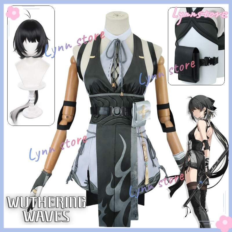 Female ROVER Cosplay Costume WUTHERING WAVES Game Cosplay Outfit Wig ...