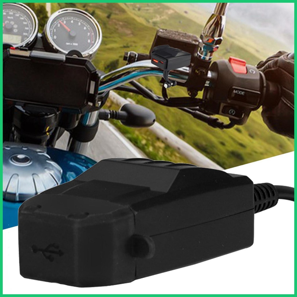 USB Motorcycle Charger Port PD35W Motorcycle Phone Charger Port Fast ...