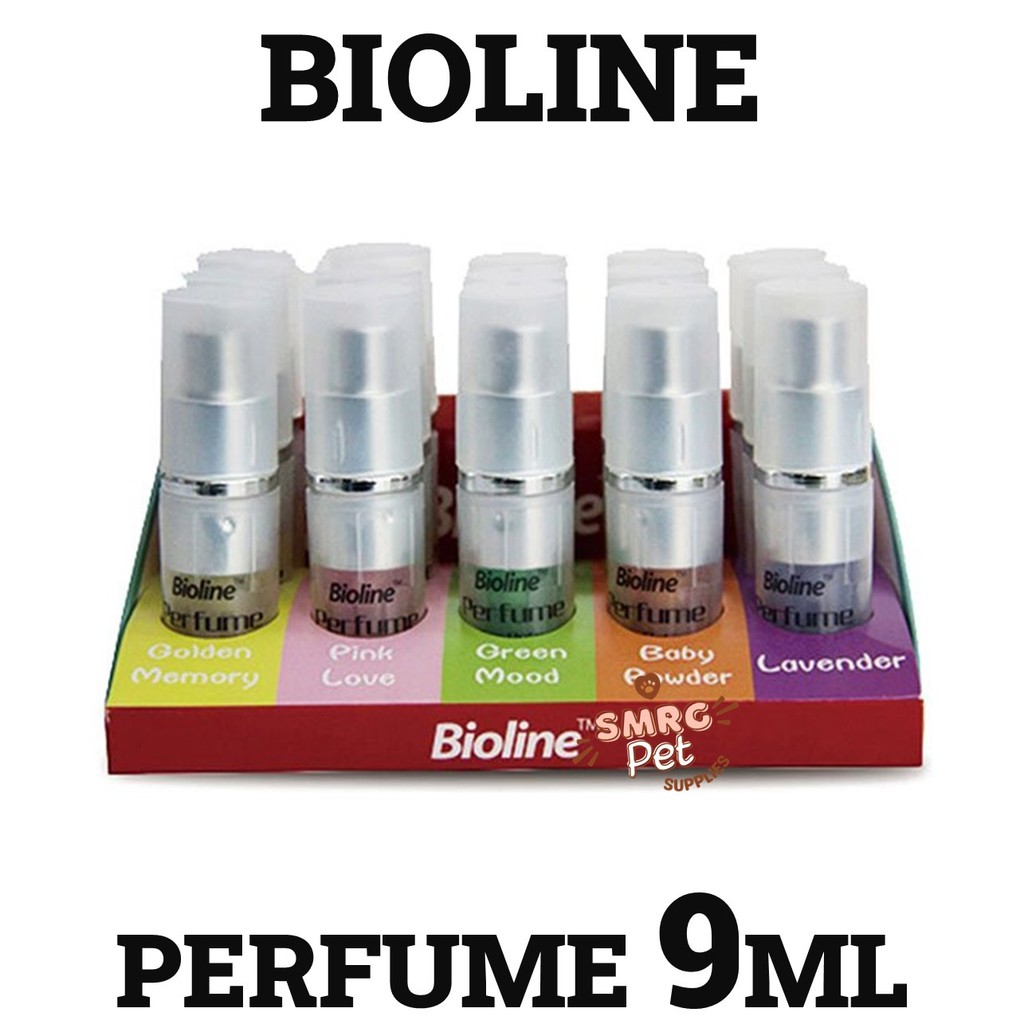 Pet Kingdom Bioline Perfume Set for Pets 9mL Golden Memory Pink Love ...