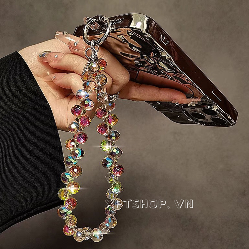 Laser Colored Crystal Exquisite Pendant Phone Chain For Phone Chain ...