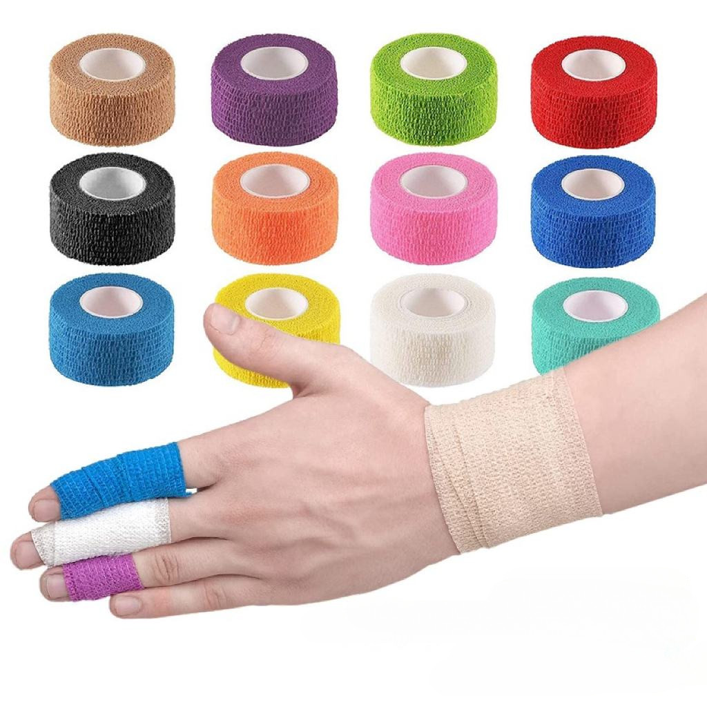 Bandage Wraps Elastic Adhesive First Aid Tape Finger Wrist Support ...